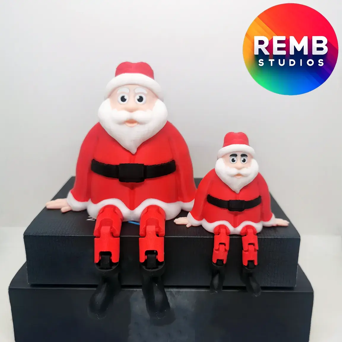 3D Printer Files | 3MF File | Flexi Santa | Print in Place | NO Support ...