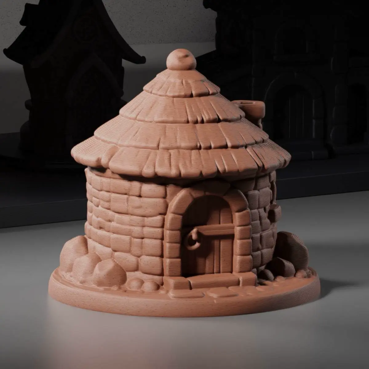 3D Printer Files | 3MF File | Stone hut / house | Creality Cloud