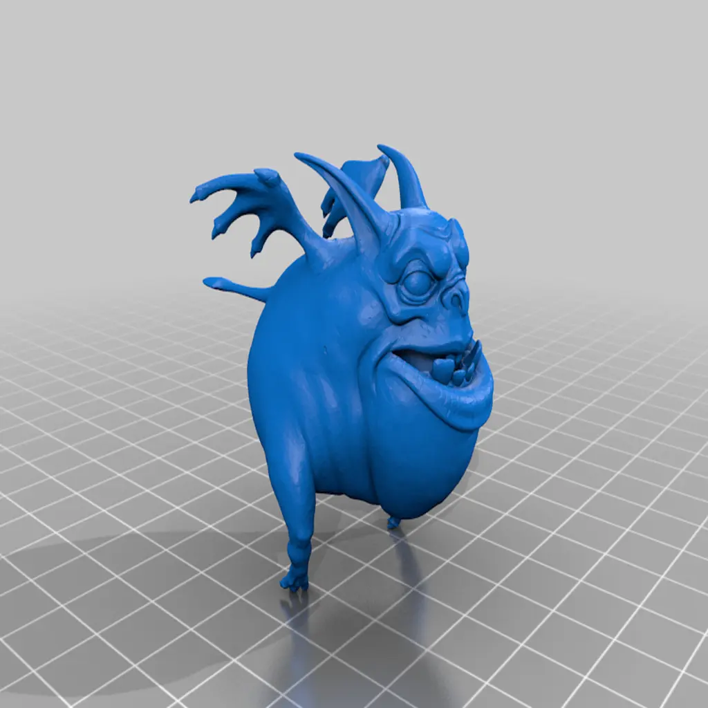 Free Characters & Creatures STL Download - flying squig - orcs and ...