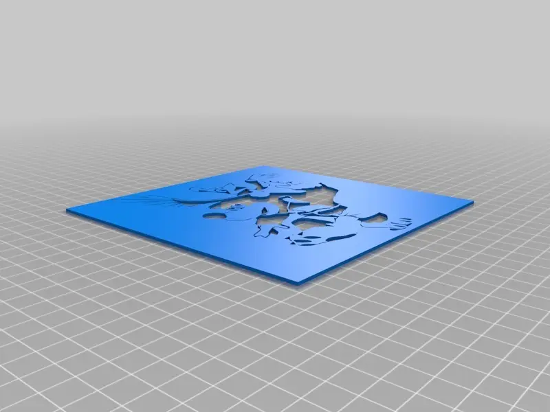 Free Digital Art STL Download - Banjo and Kazooe stencilby SMT_M 🦊