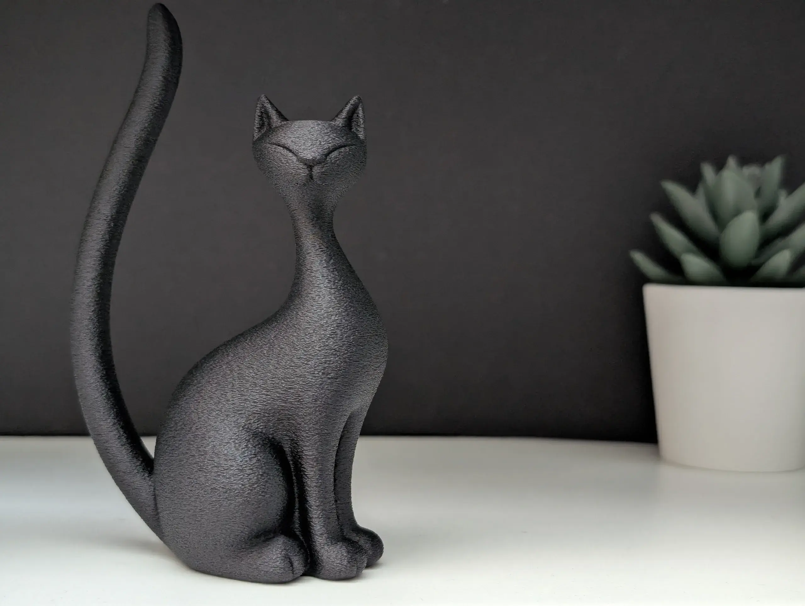 3D Printer Files | 3MF File | Elegant Cat | Creality Cloud