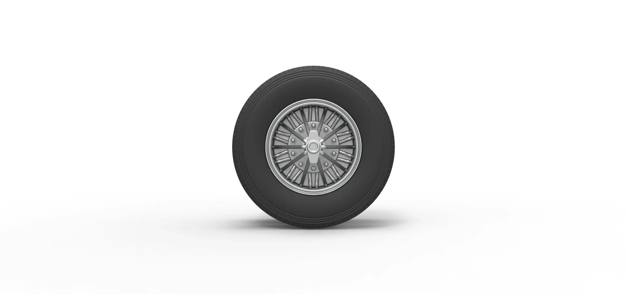 Vehicles & Machinery STL Download - Rear custom Slab wheel of semi ...