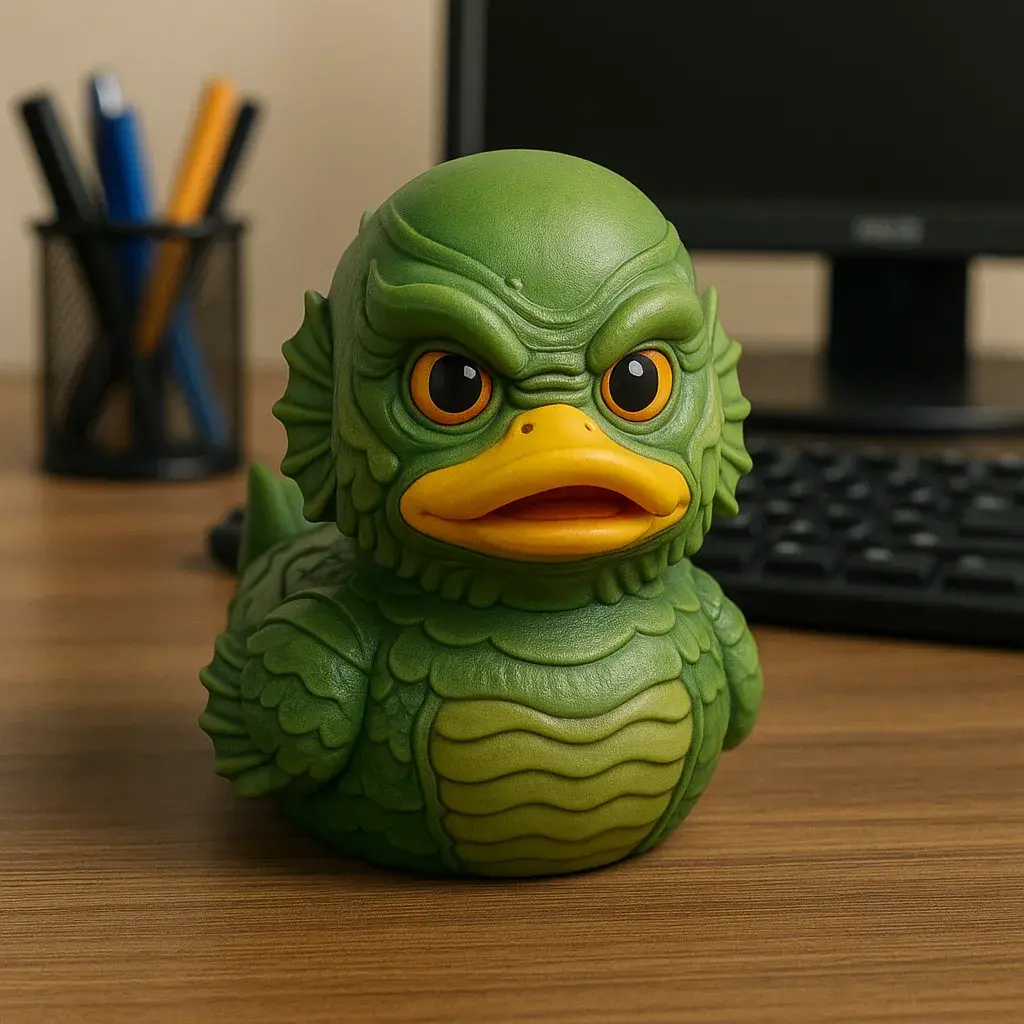 Other STL Download - Rubber Duck - Creature from the Black Lagoonby ...