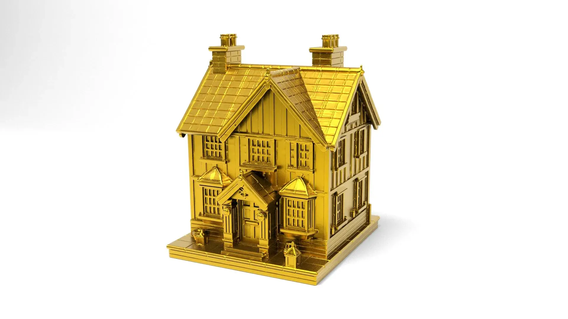 Props & Terrain STL Download - English House 2by 3D Everything