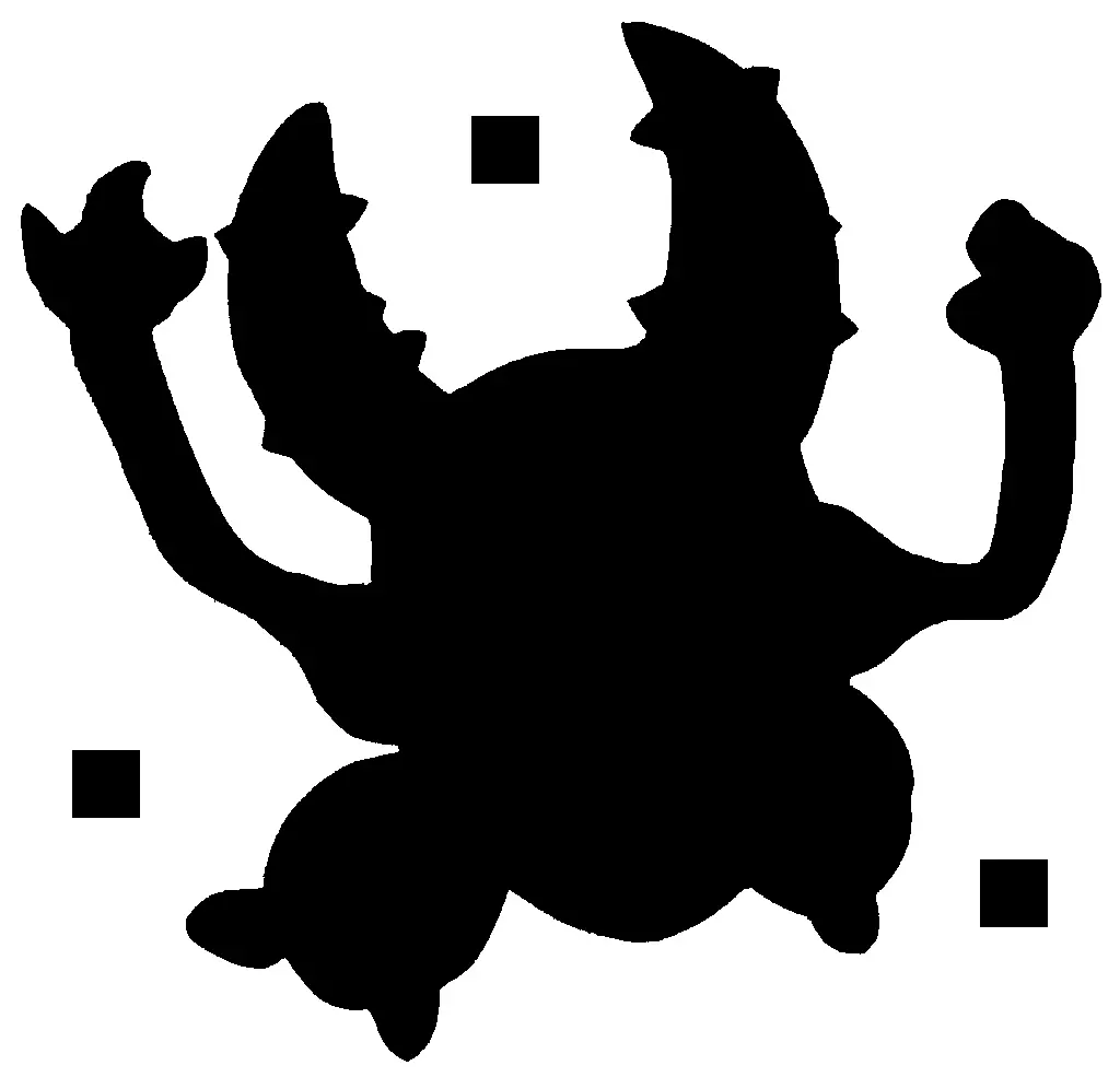 Free Digital Art STL Download - 127 Pinsir stencil + 2Dby SMT_M 🦊