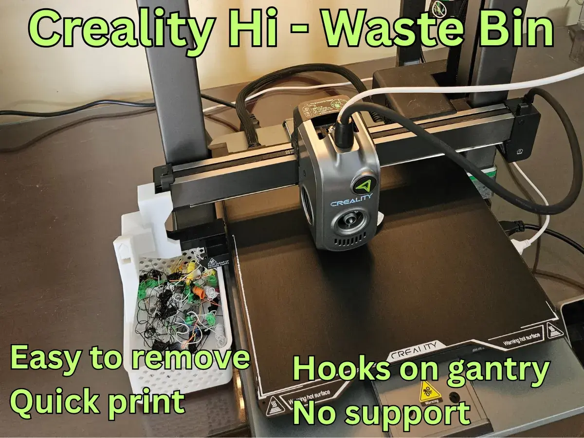 3D Printer Files | 3MF File | Waste bin - poop bin for Creality Hi | Creality Cloud