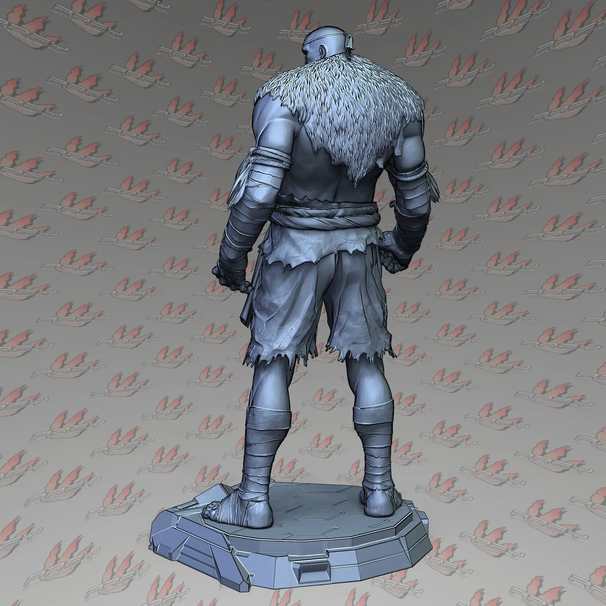 Characters & Creatures STL Download - SAGAT DTREET FIGHTER 6by PREYstudio