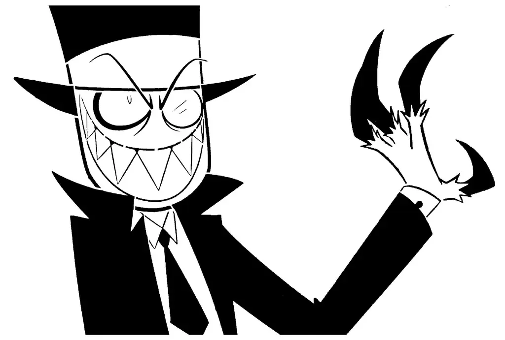 Free Characters & Creatures STL Download - Black Hat stencil 2by SMT_M 🦊