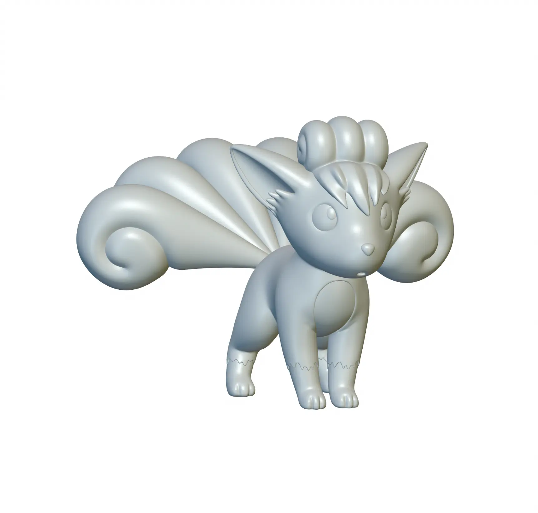 Pokemon Vulpix #37 - Ready for 3D Printing! | 3D models download ...