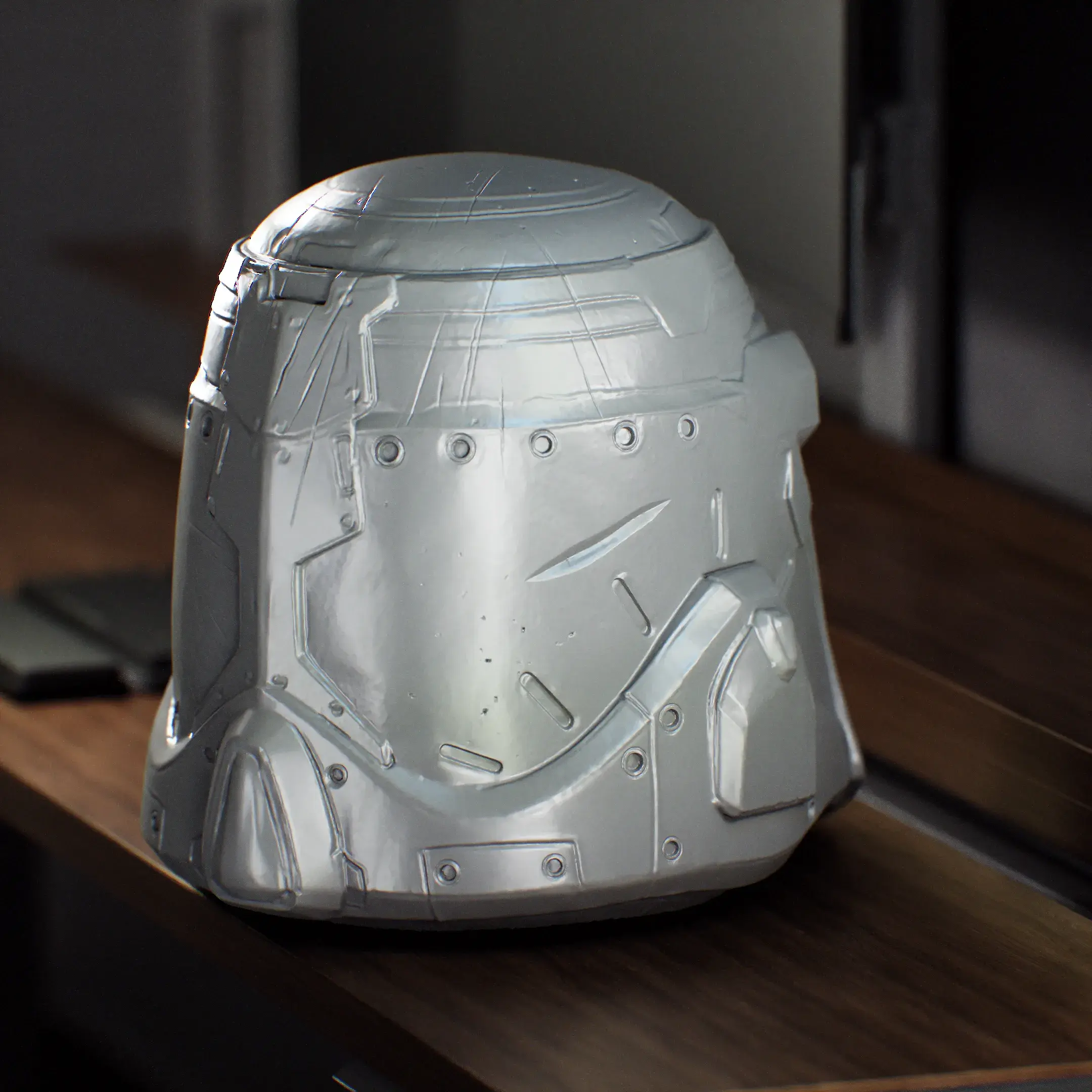 Cosplay STL Download - Trooper Sentinel Helmet from Doom The Dark ...