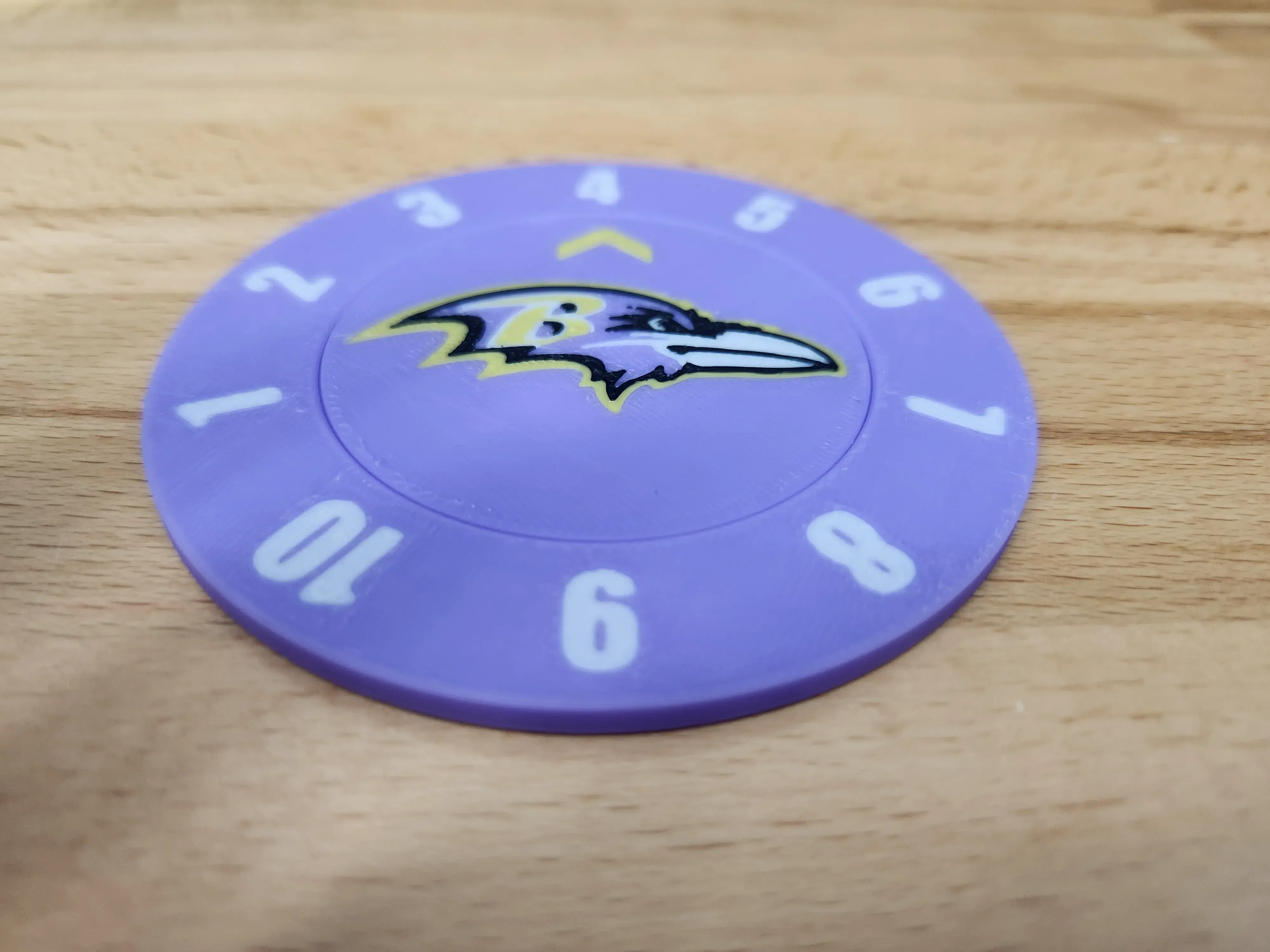 3D Printer Files | 3MF File | Baltimore Ravens Drink Count Coaster ...