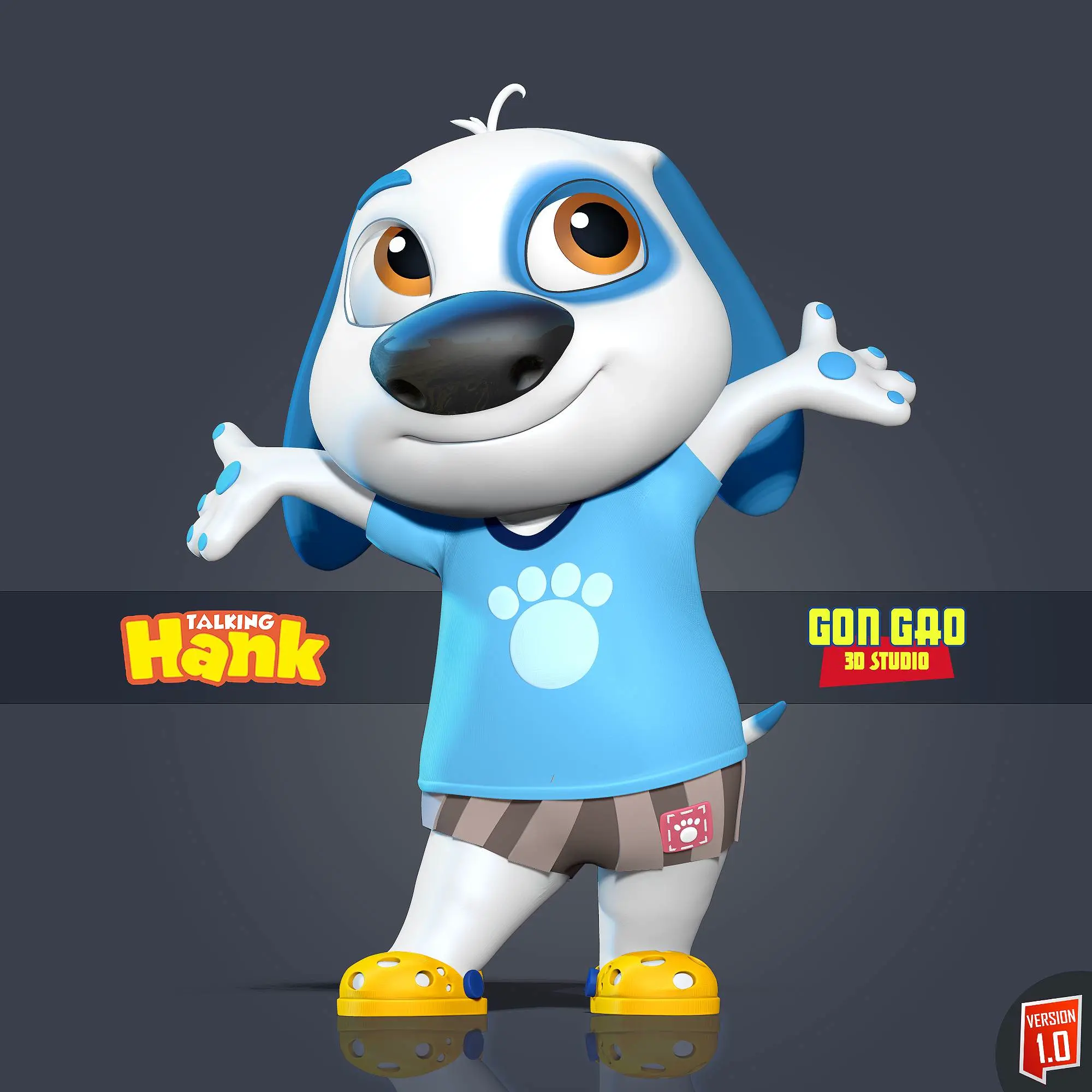 Digital Art STL Download - My Talking Hankby nlsinh