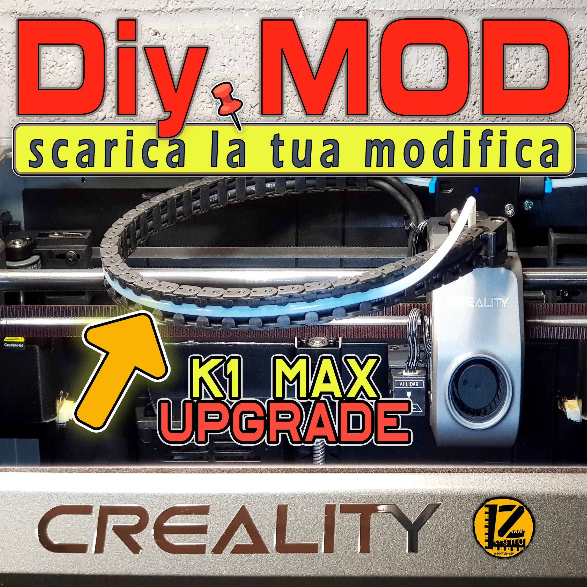 Free 3D Printer Parts STL Download - Creality K1 Max UPGRADE 2 - L'ho ...