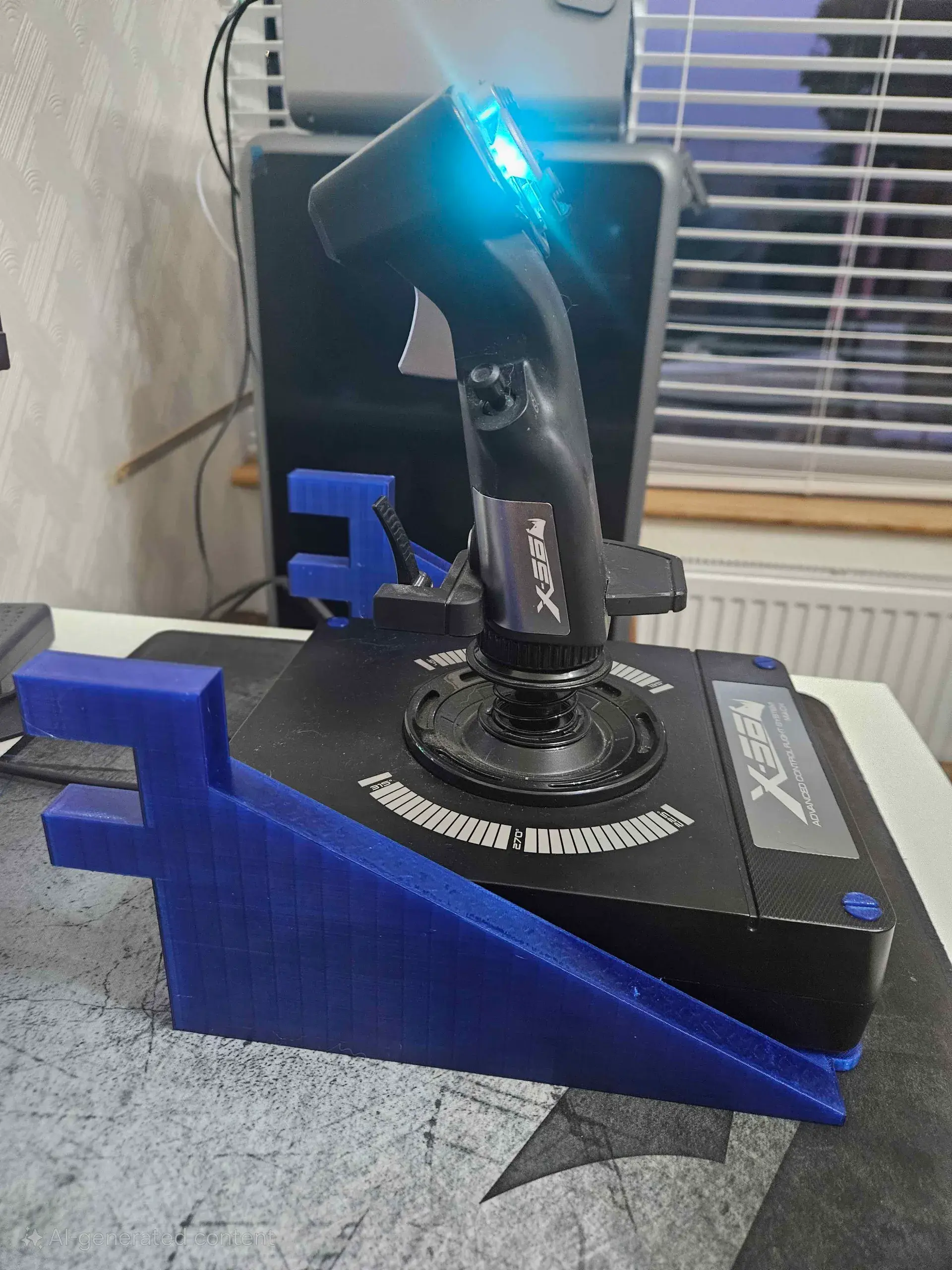 3D Printer Files | 3MF File | X-56 Rhino Saitek/Logitech Desk Mount ...