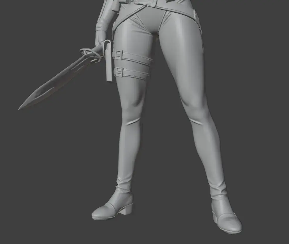 Characters & Creatures STL Download - Talia Al Ghul DC Comics Action ...