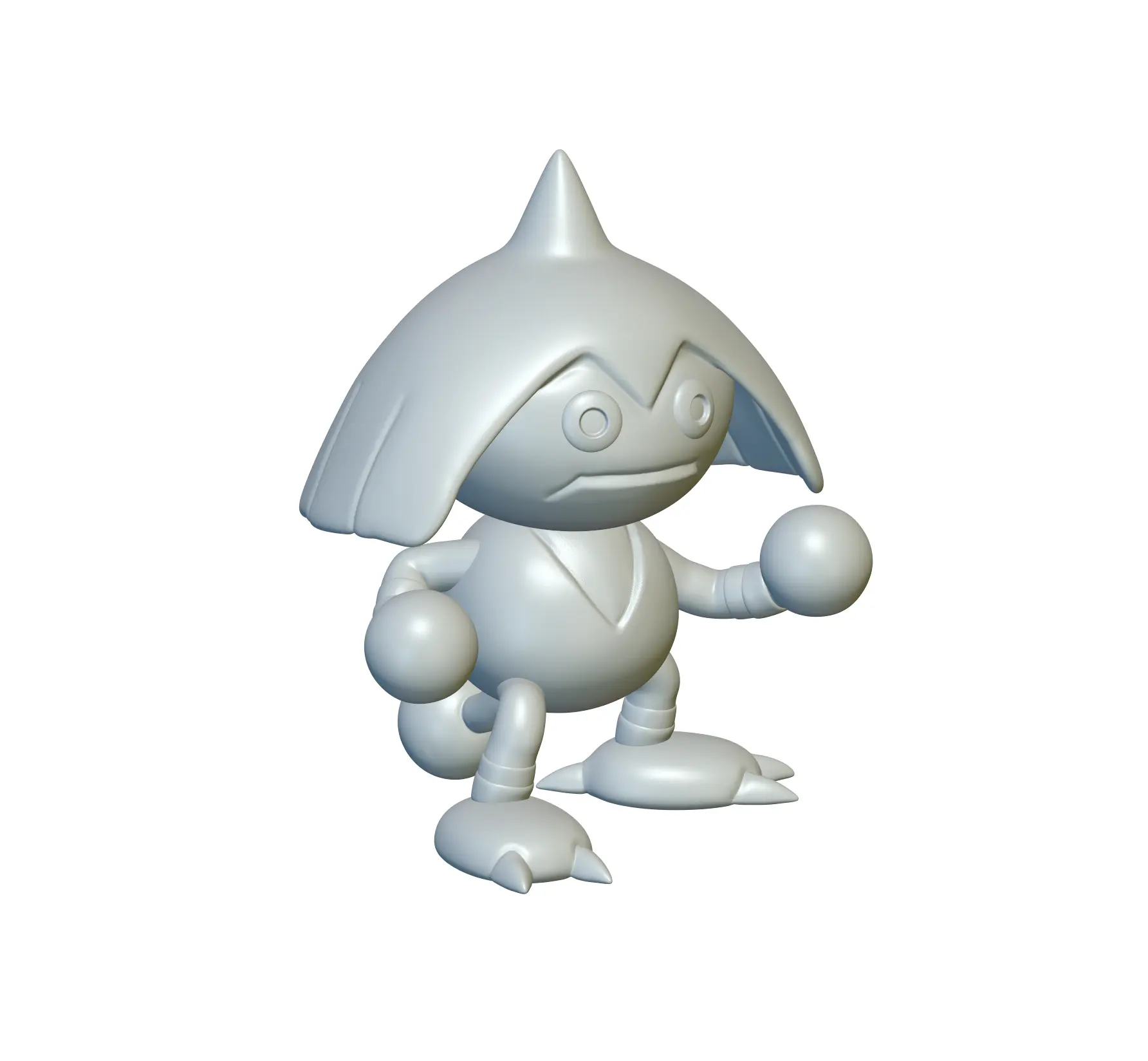 Pokemon Hitmontop #237 - Ready for 3D Printing! | 3D models download ...