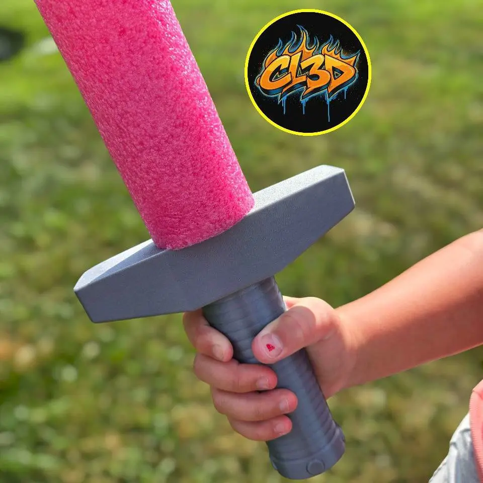Archivos de impresora 3D | Archivo 3MF | Pool Noodle Sword - Twine ...