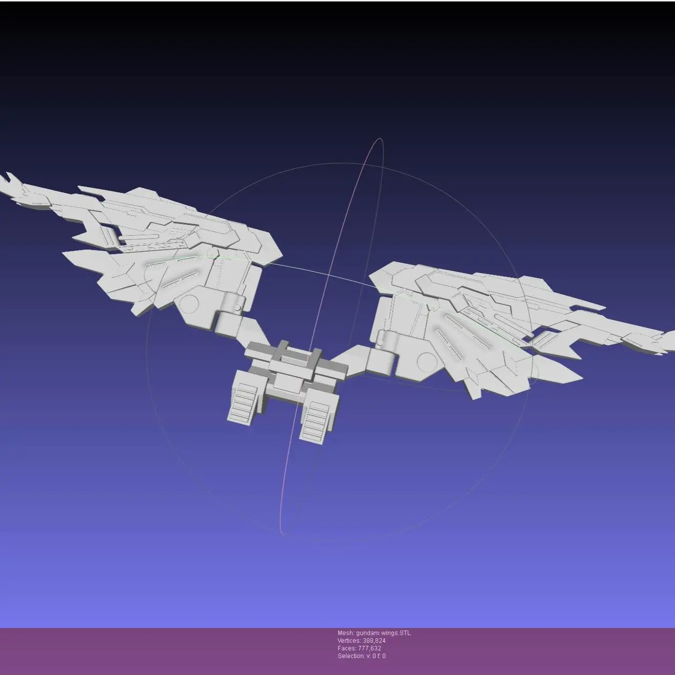 Cosplay STL Download - Wing Gundam Backpack Assemblyby Julian Danzer