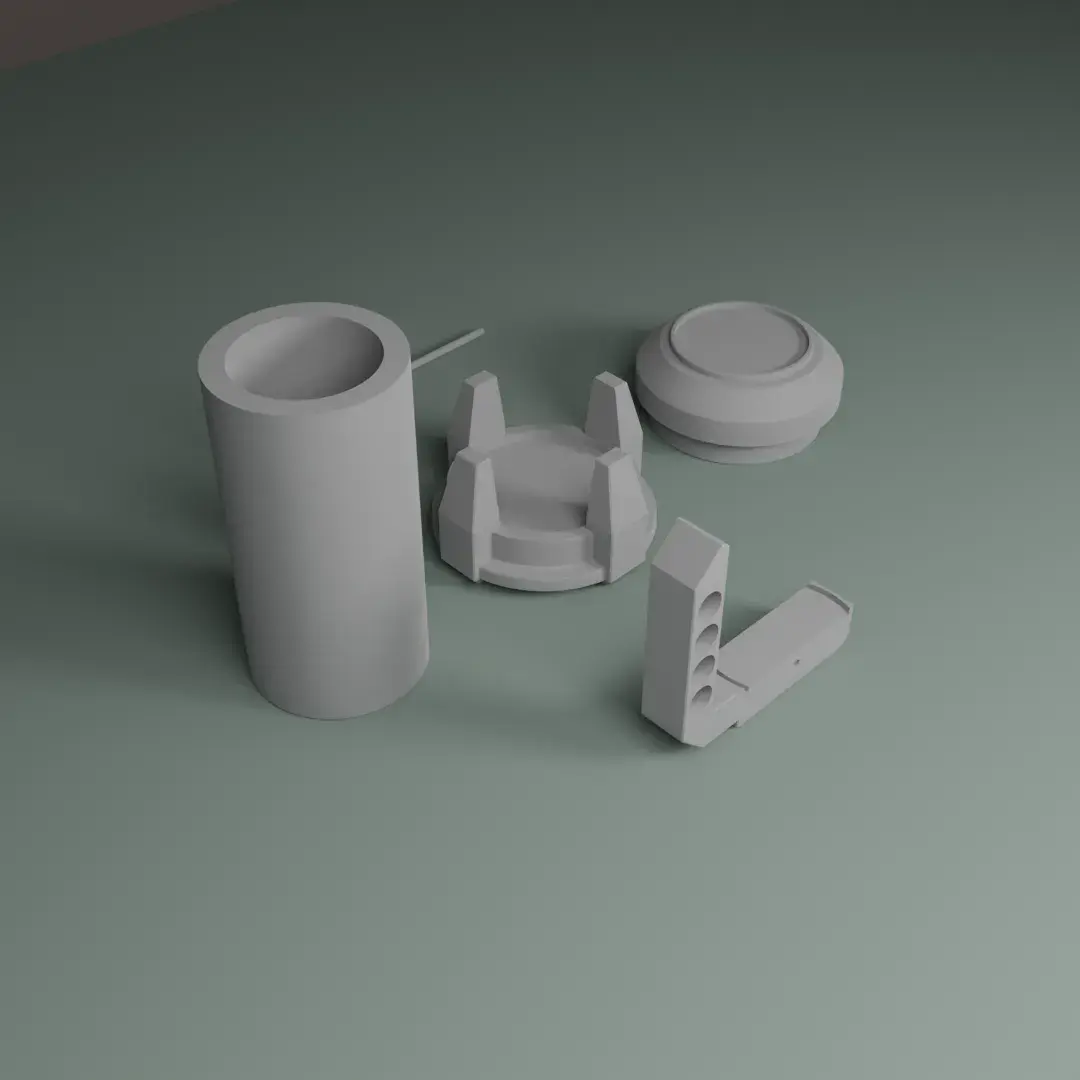 Game Props STL Download - flash grenade cosplayby Deon Mathew