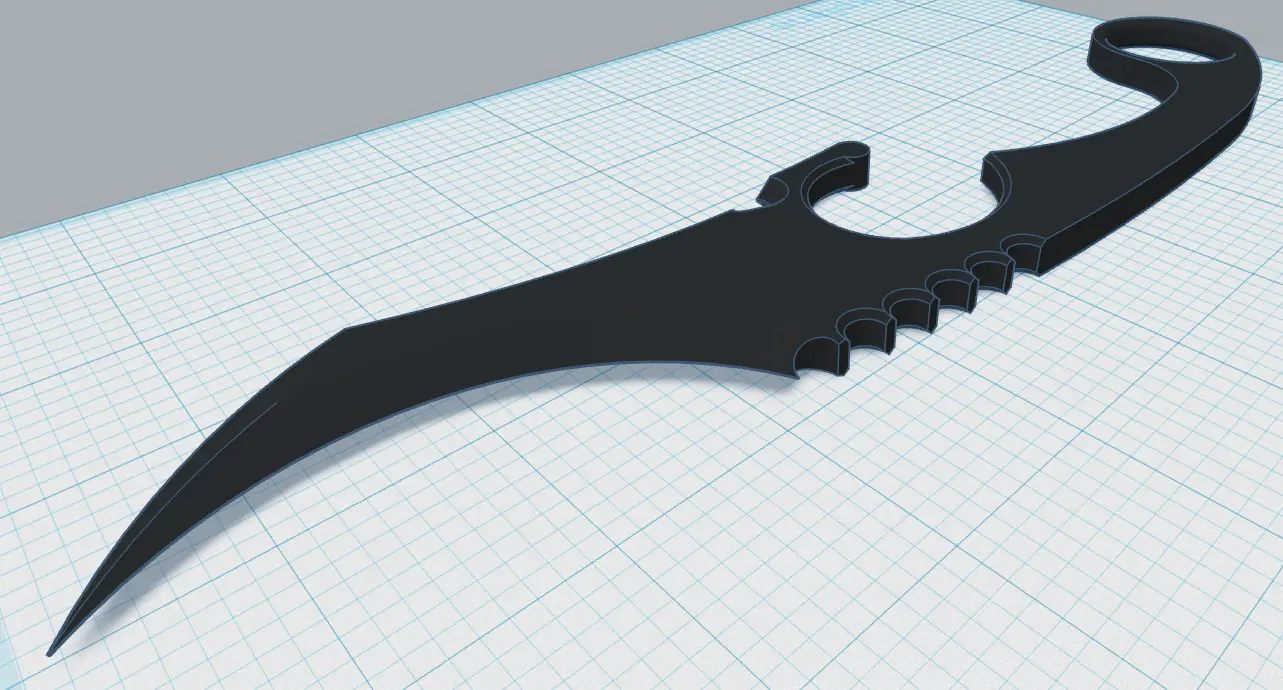Free Tools & Spare Parts STL Download - Karambit #27by Cyberbeast