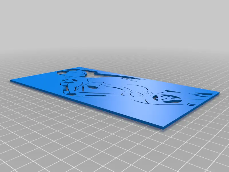 Free Digital Art STL Download - Cyborg girl stencilby SMT_M 🦊