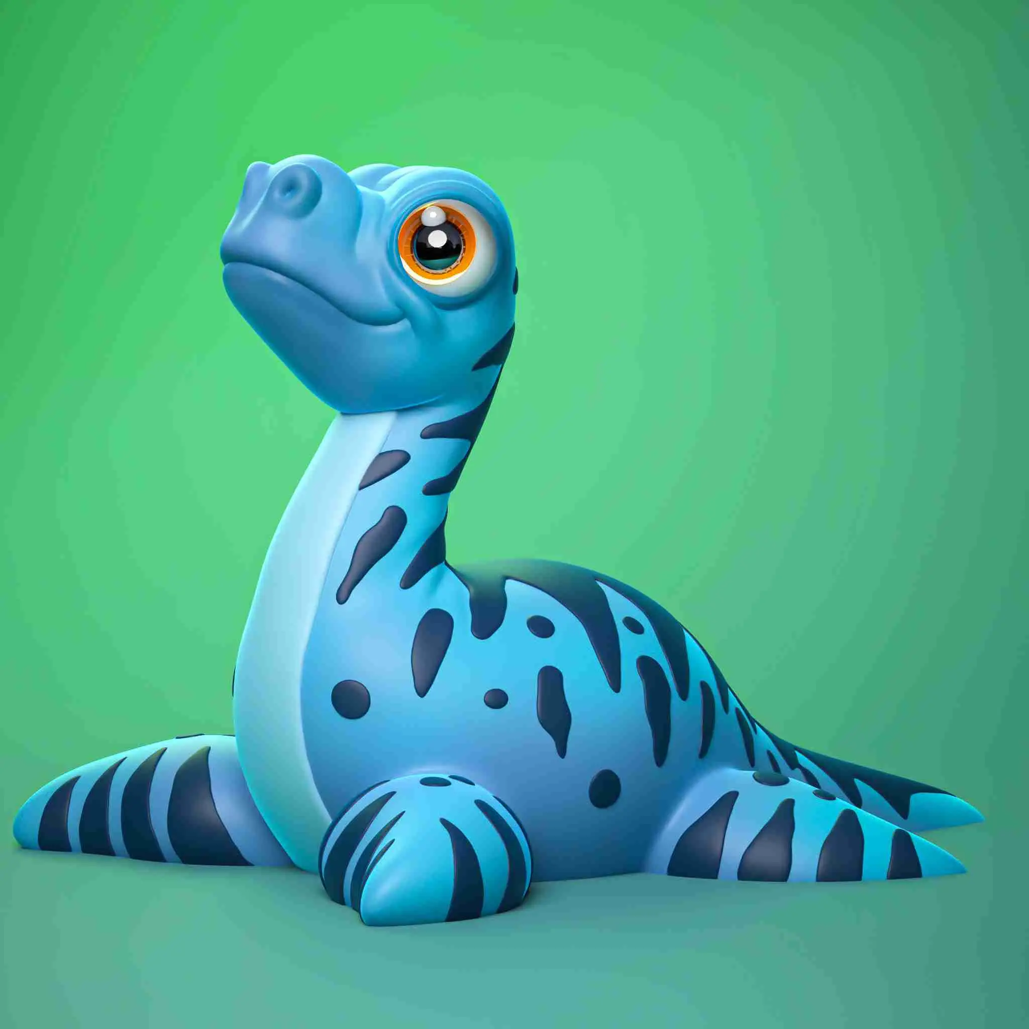 Other STL Download - CUTE PLESIOSAURUS (PRINT IN PLACE)by Tri-Dimension ...