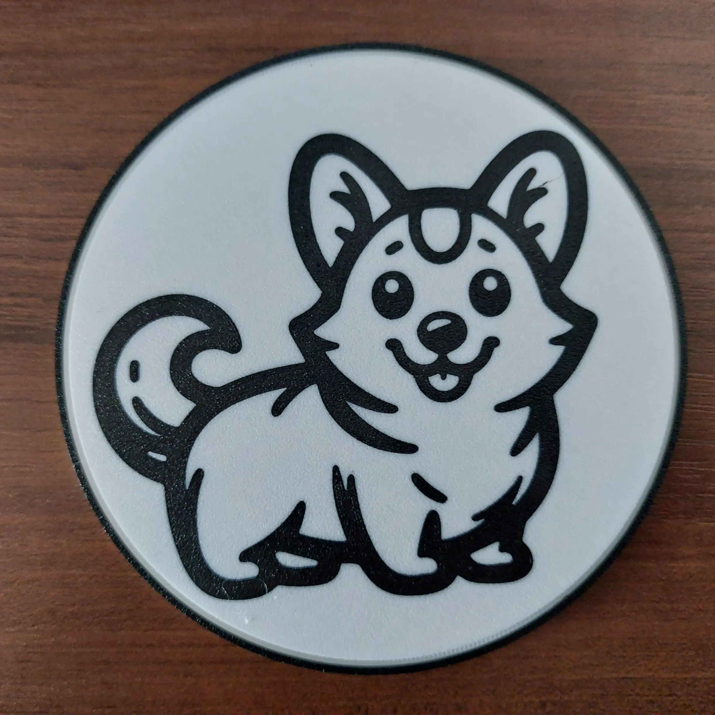 3D Printer Files | 3MF File | Corgi Coaster | Creality Cloud