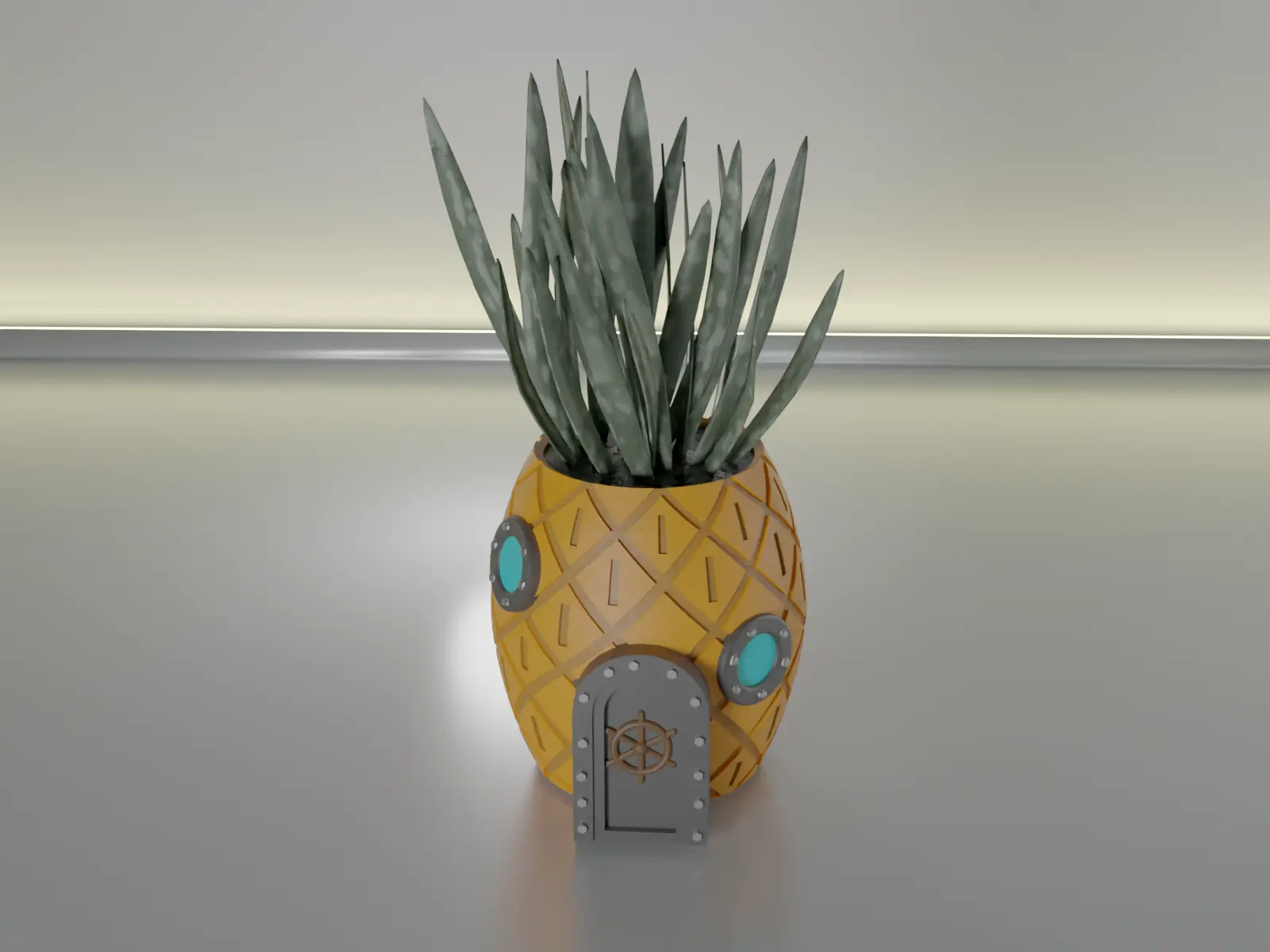 Other STL Download - plant pot decoration 21 Sponge Bobby 3D Print BooK