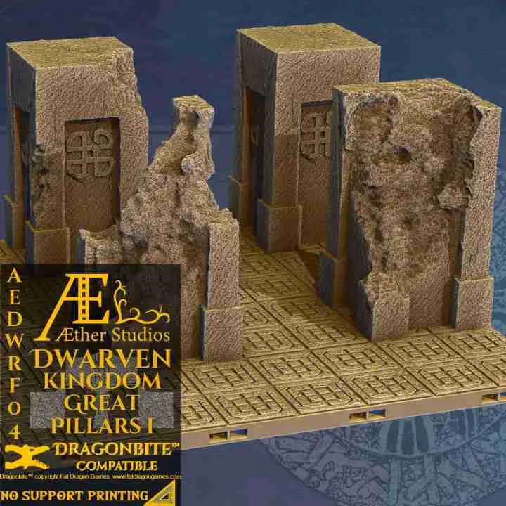 Miniature Games & Accessories STL Download - AEDWRF04 - Dwarven Kingdom ...