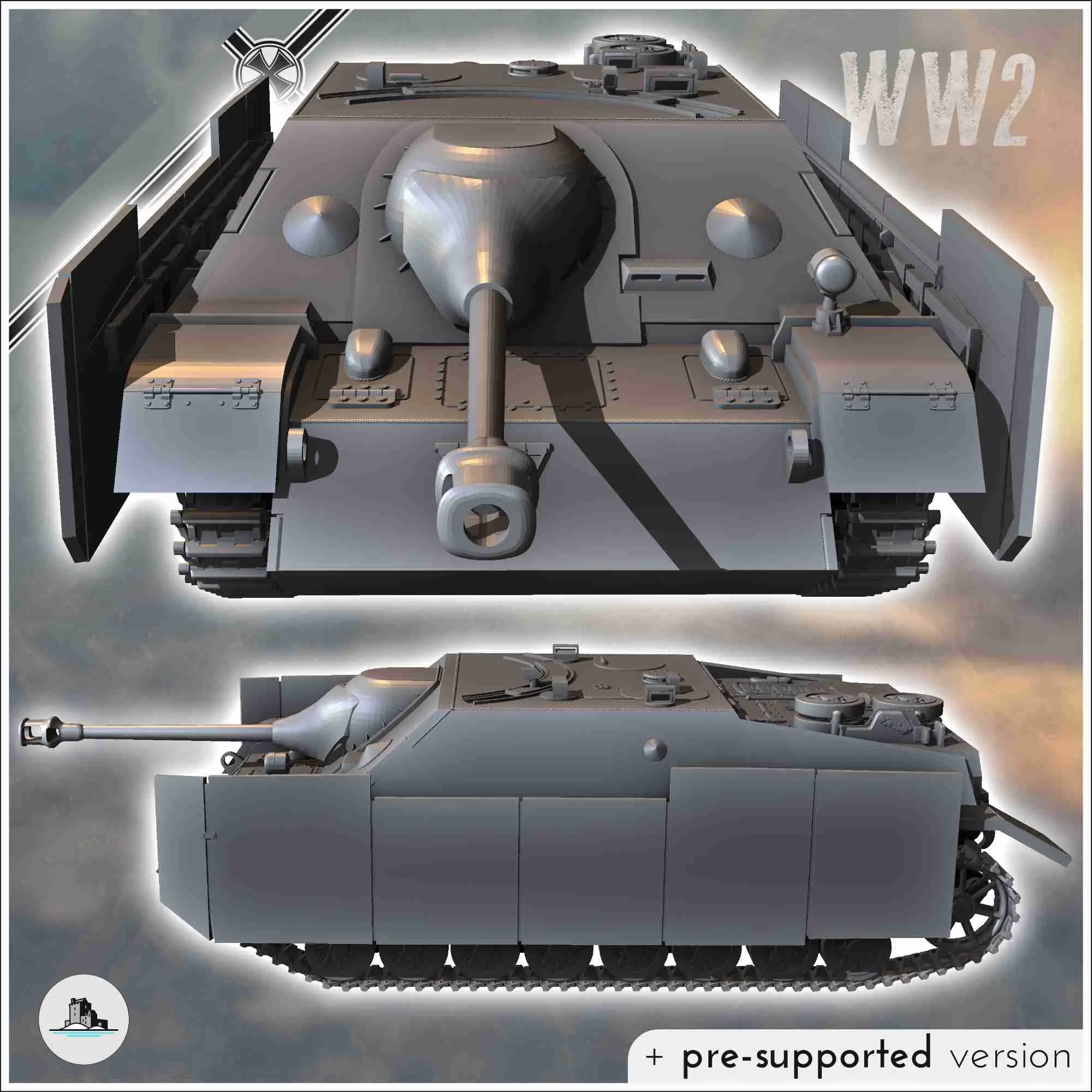 Miniature Games & Accessories STL Download - Jagdpanzer IV L/48 75mm ...