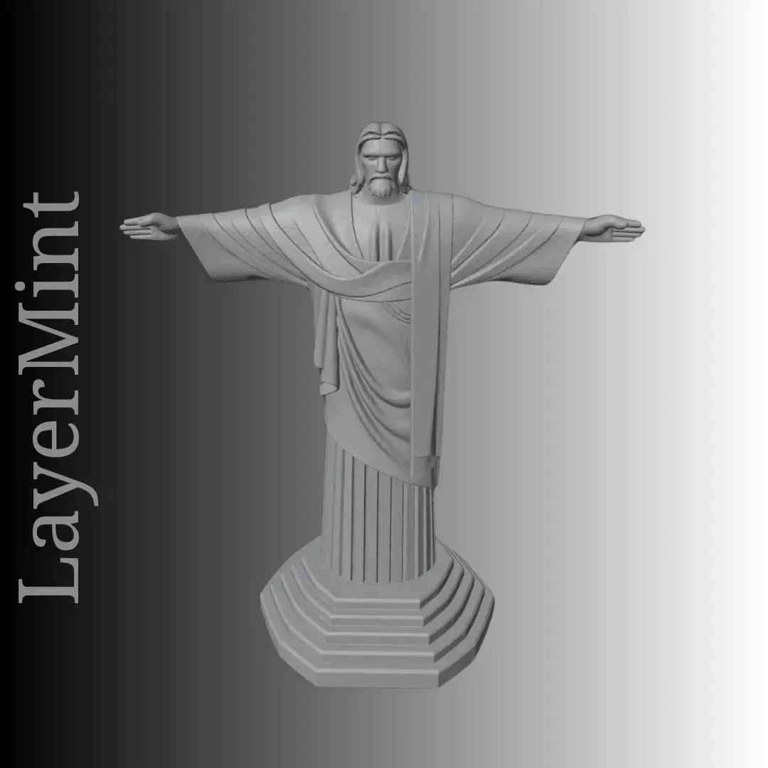 Digital Art STL Download - Christ the Redeemer Statue 3D Print Model ...