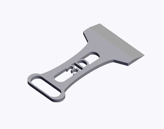 3D Printer Files | 3MF File | 3D Design Wide Bed Scraper. | Creality Cloud