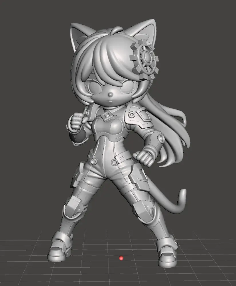 3D Printer Files | 3MF File | Cyber Kitty Vanguard | Creality Cloud