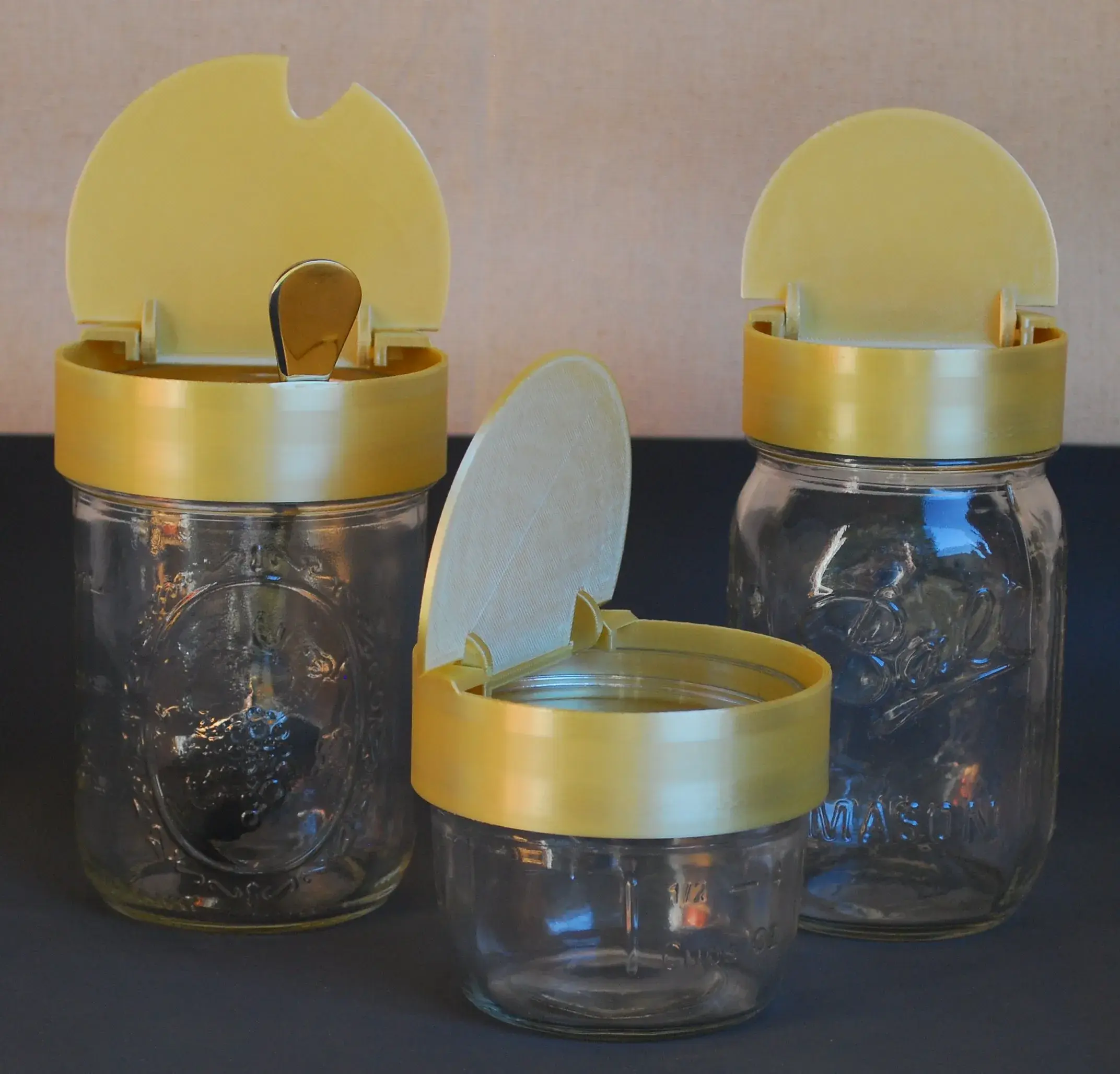 3D Printer Files | 3MF File | Mason Jar Flip Top Lid | Creality Cloud