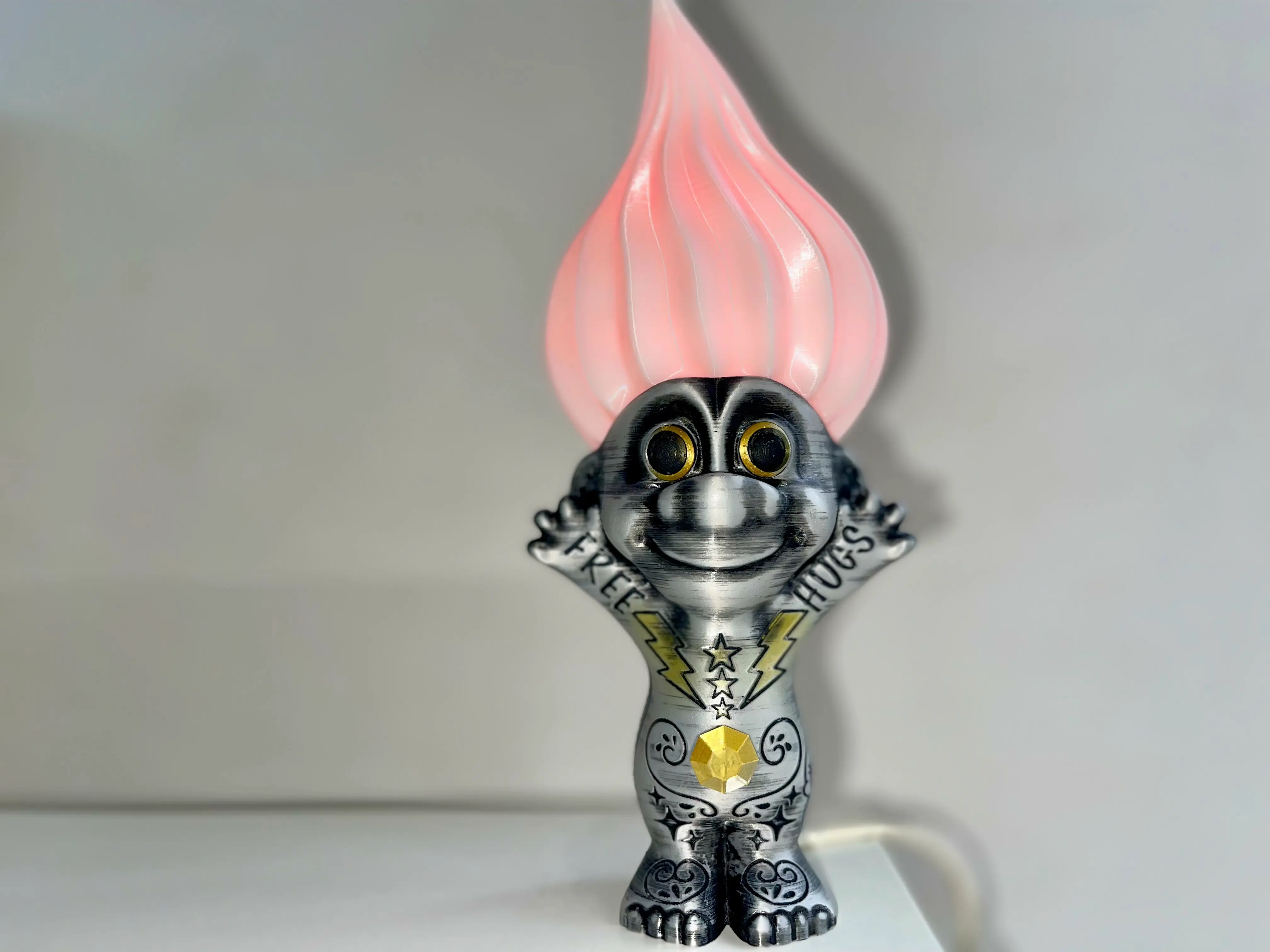 Lighting & Lamps STL Download - TROLL SWAG LAMP/PLANTER/CONTAINERby ...