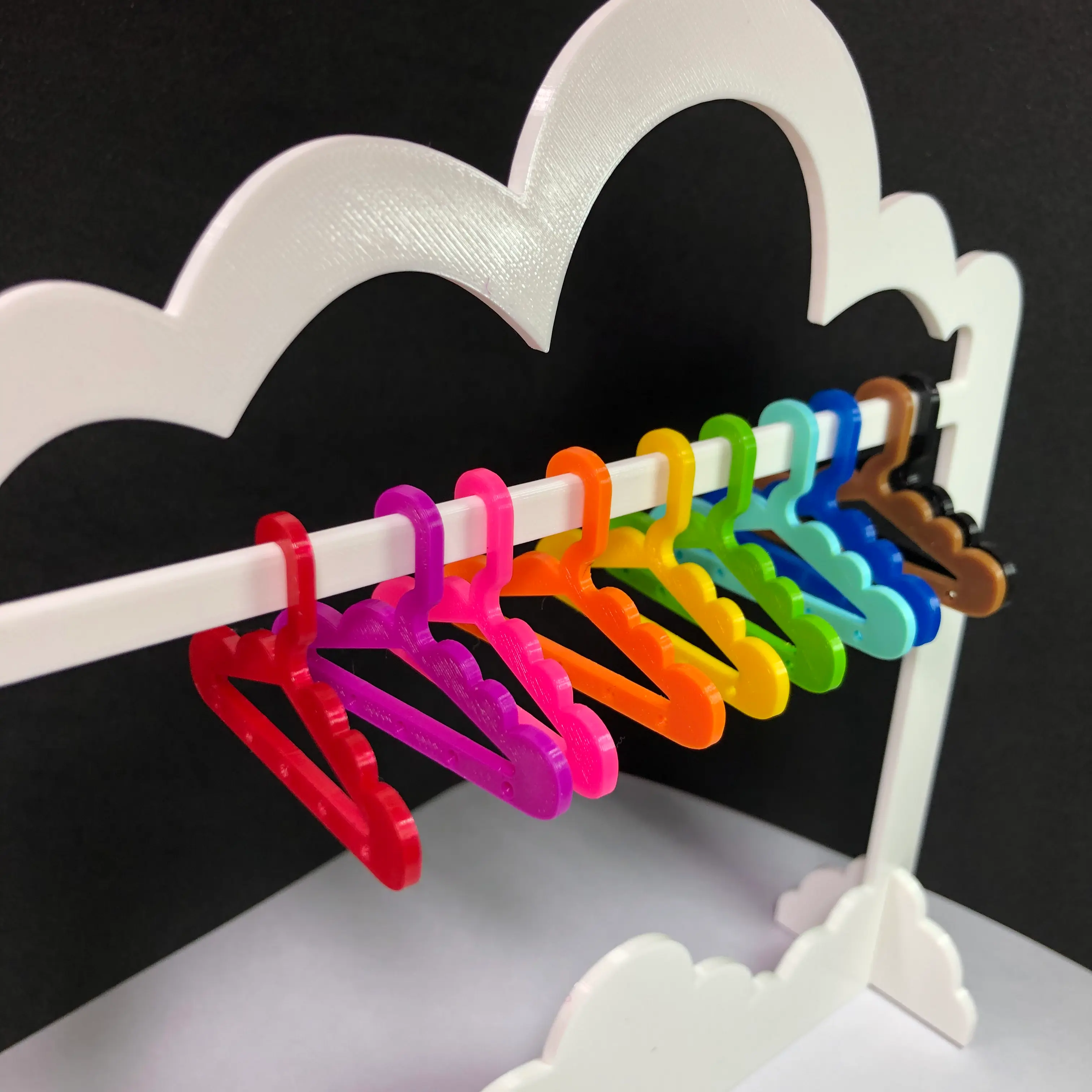 Jewelry & Accessories STL Download - Cloud Rainbow Earring Rackby ...