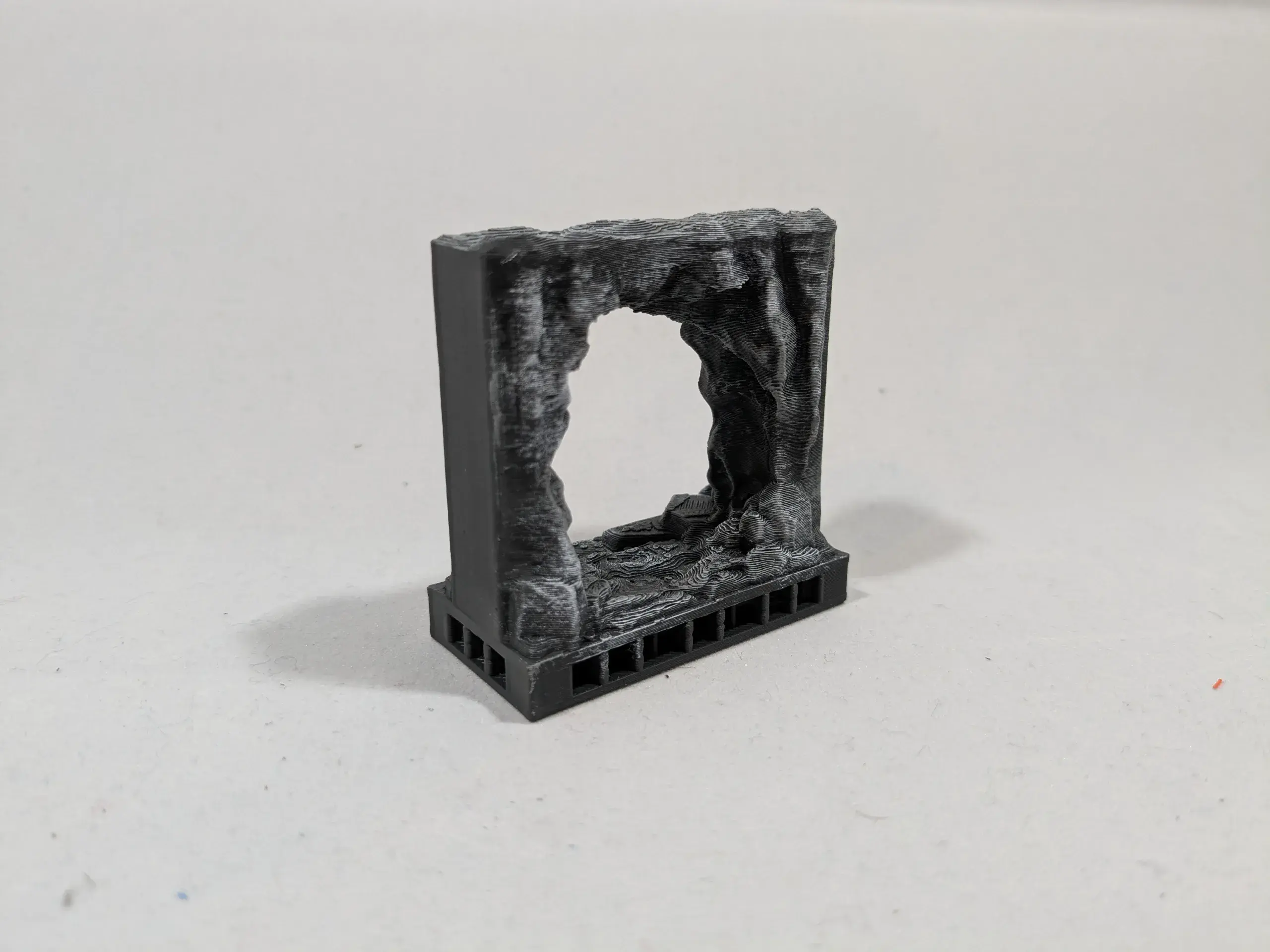 3D Printer Files | 3MF File | Cave tile - wall with hole | Creality Cloud