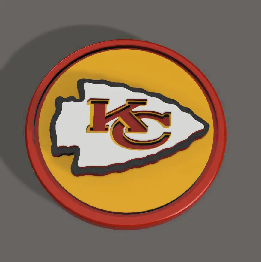 Free Badges & Coins STL Download - KC Chiefs Coinby KCWarthog