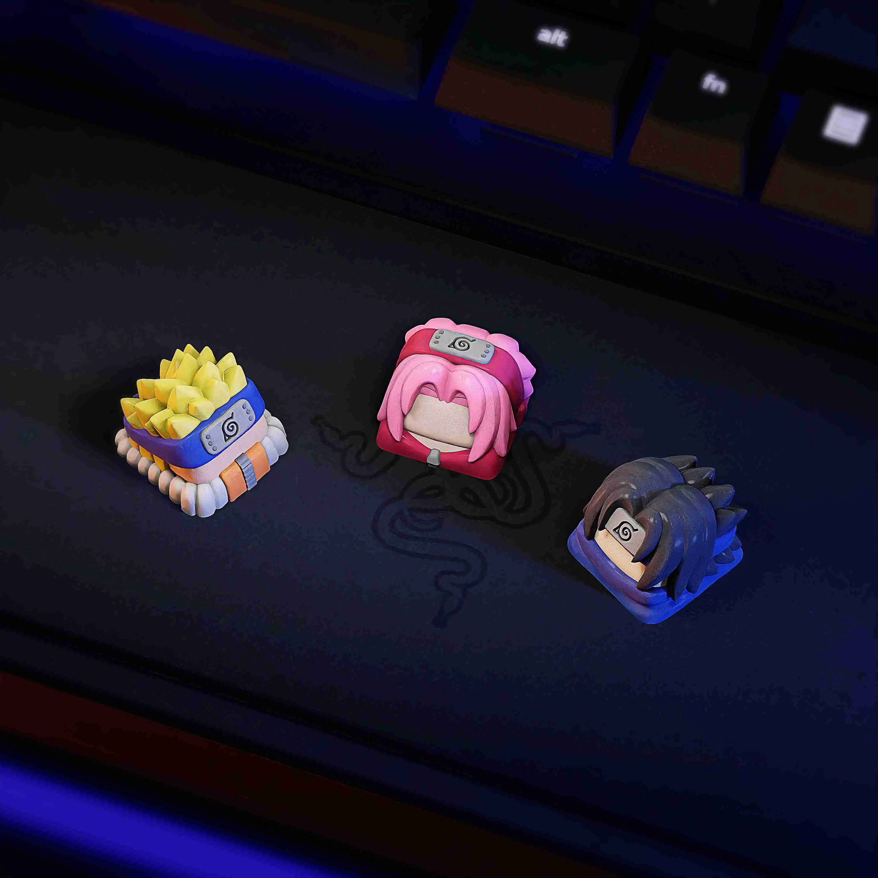 Naruto Starters Keycaps - Mechanical Keyboard | 3D models download ...