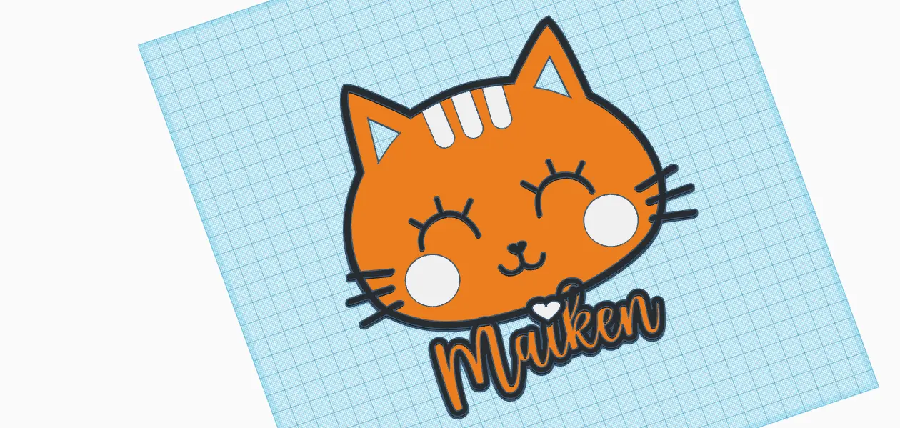 Digital Art STL Download - Cartel Maiken Gatitoby Nina Ponce 3D