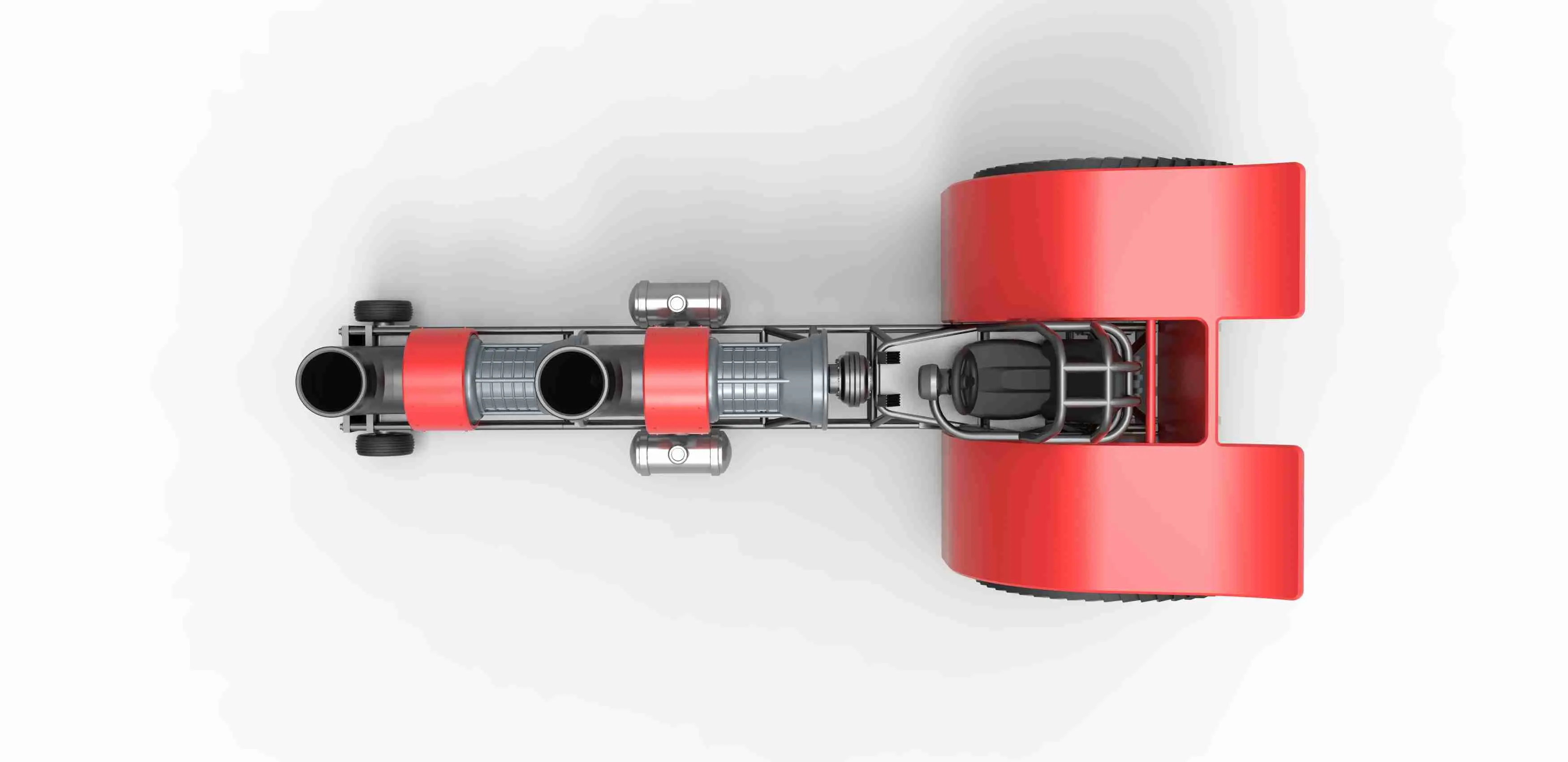 Props & Terrain STL Download - Pulling tractor with 2 jet engines ...