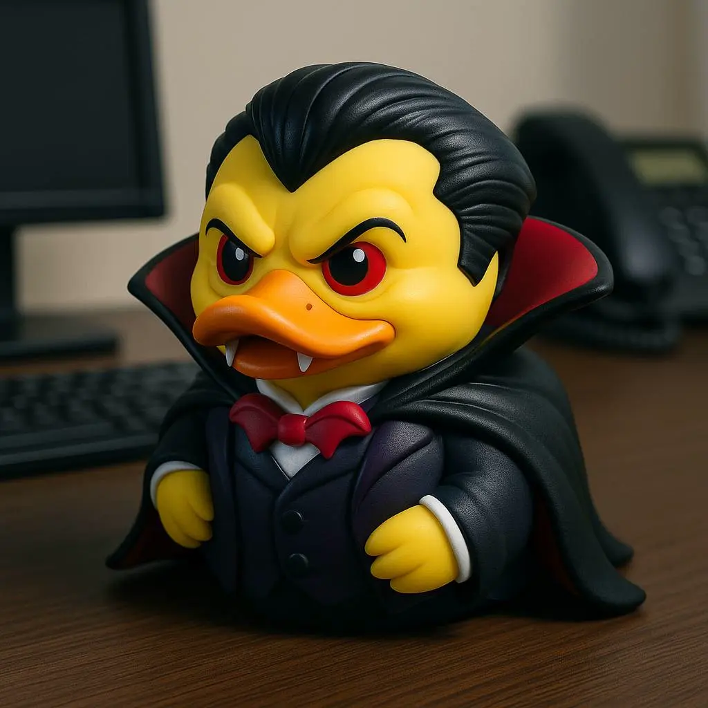 Characters & Creatures STL Download - Rubber Duck - Count Dracula model ...