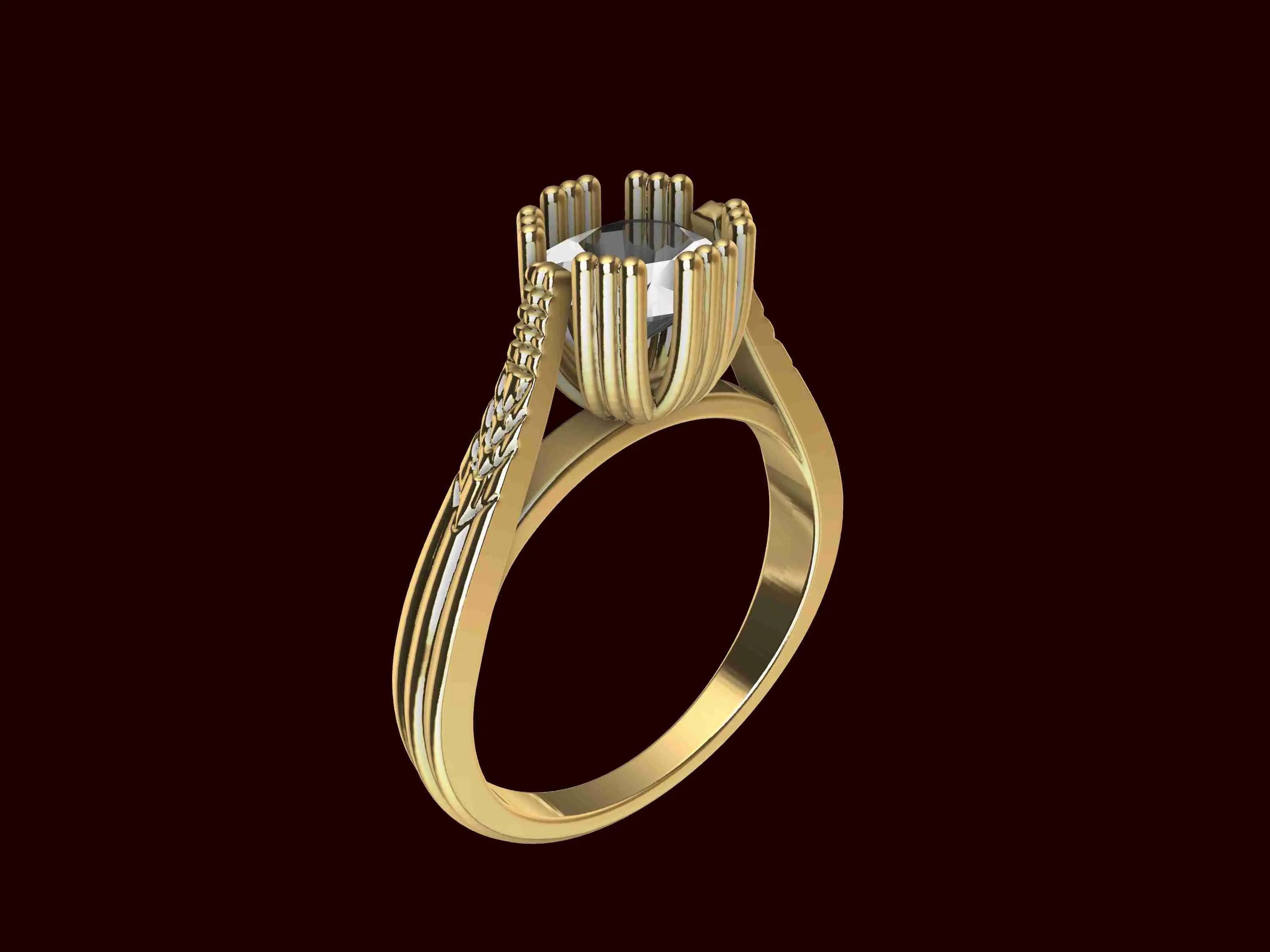 Cathedral Engagement Ring | 3D models download | Creality Cloud
