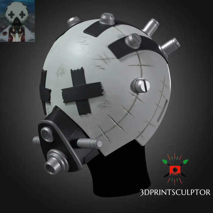 Other STL Download - Gachiakuta Enjin Full Face Mask - For Anime ...