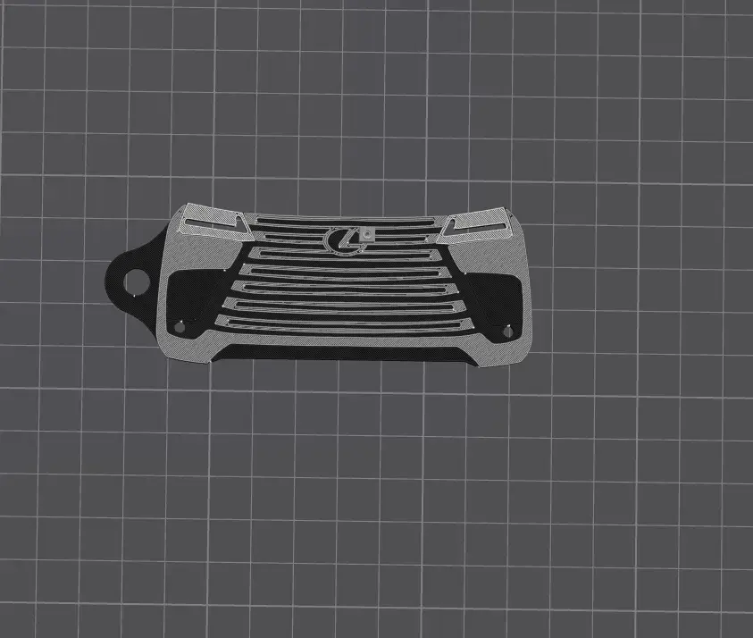 3D Printer Files | 3MF File | Lexus LX 600 Keychain | Creality Cloud