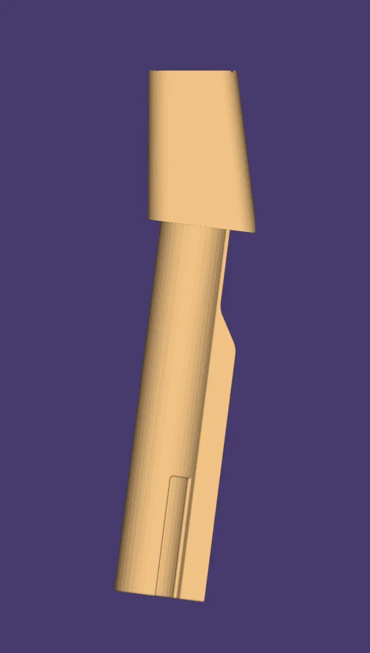 Game Props STL Download - Tubo adaptador AK airsoft by Eduardø Uriel