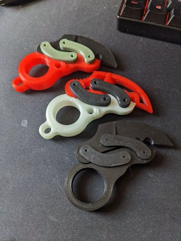 3D Printer Files | 3MF File | karambit fidget | Creality Cloud