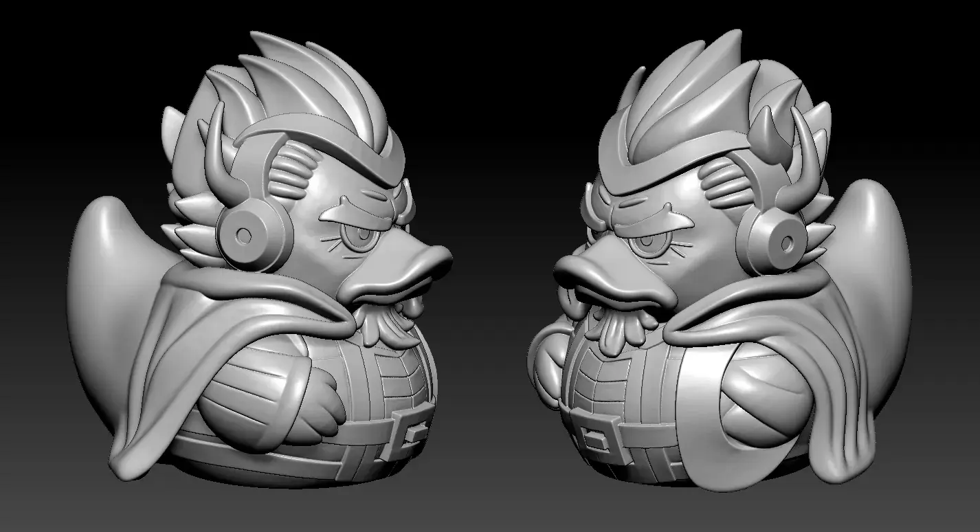Characters & Creatures STL Download - Rubber Duck - Vinsmoke Judge ...