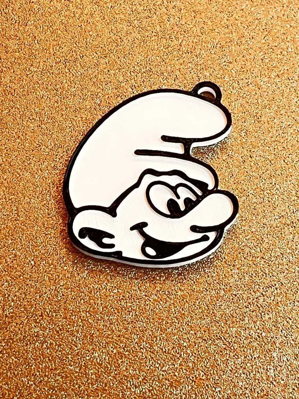 3D Printer Files | 3MF File | Keychain Smurf Face | Creality Cloud
