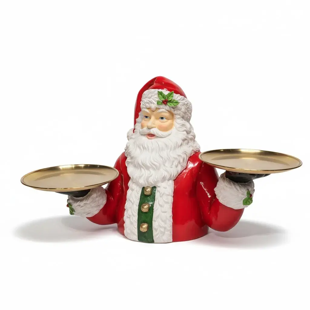 Home Decorations & Ornaments STL Download - Santa Claus Bust - Object ...
